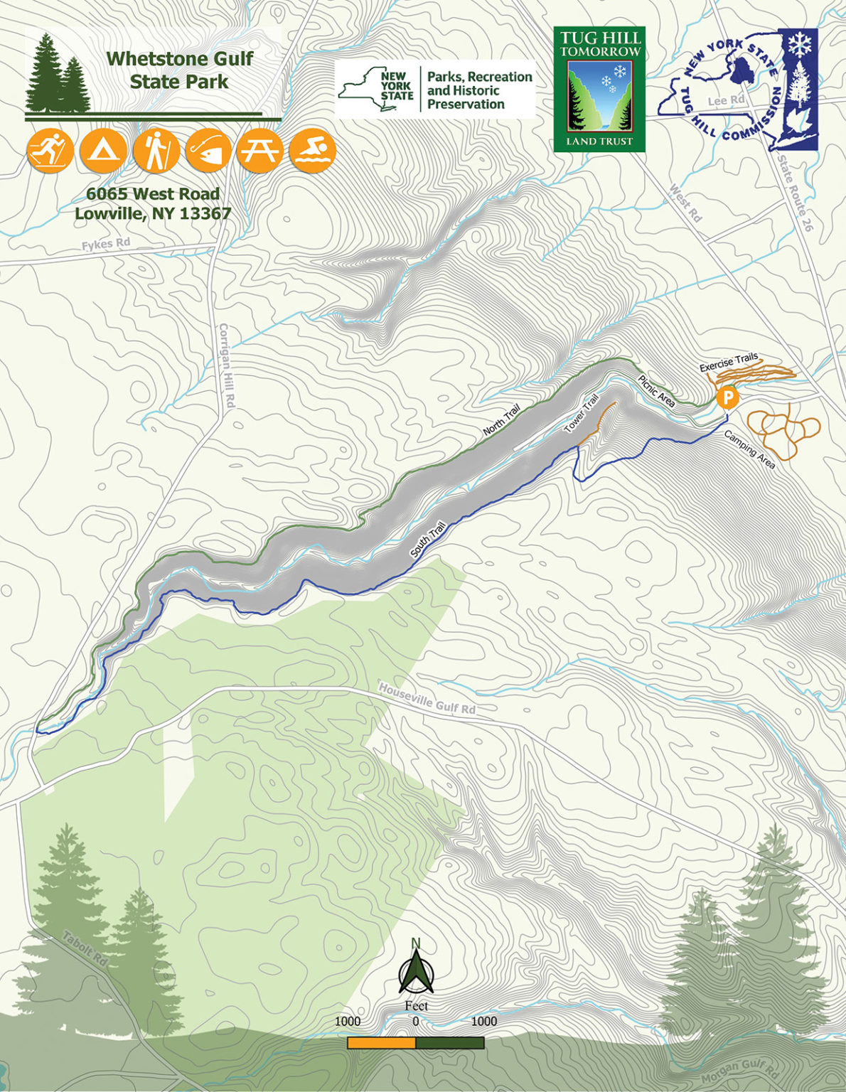 Whetstone Gulf State Park Map