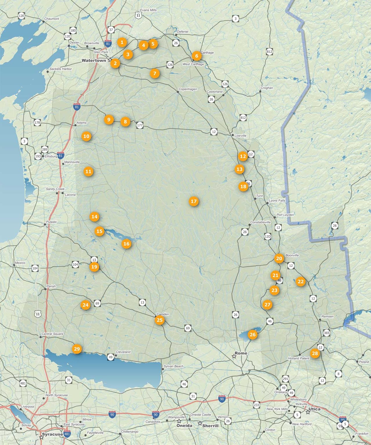 Core Forest Trail Maps